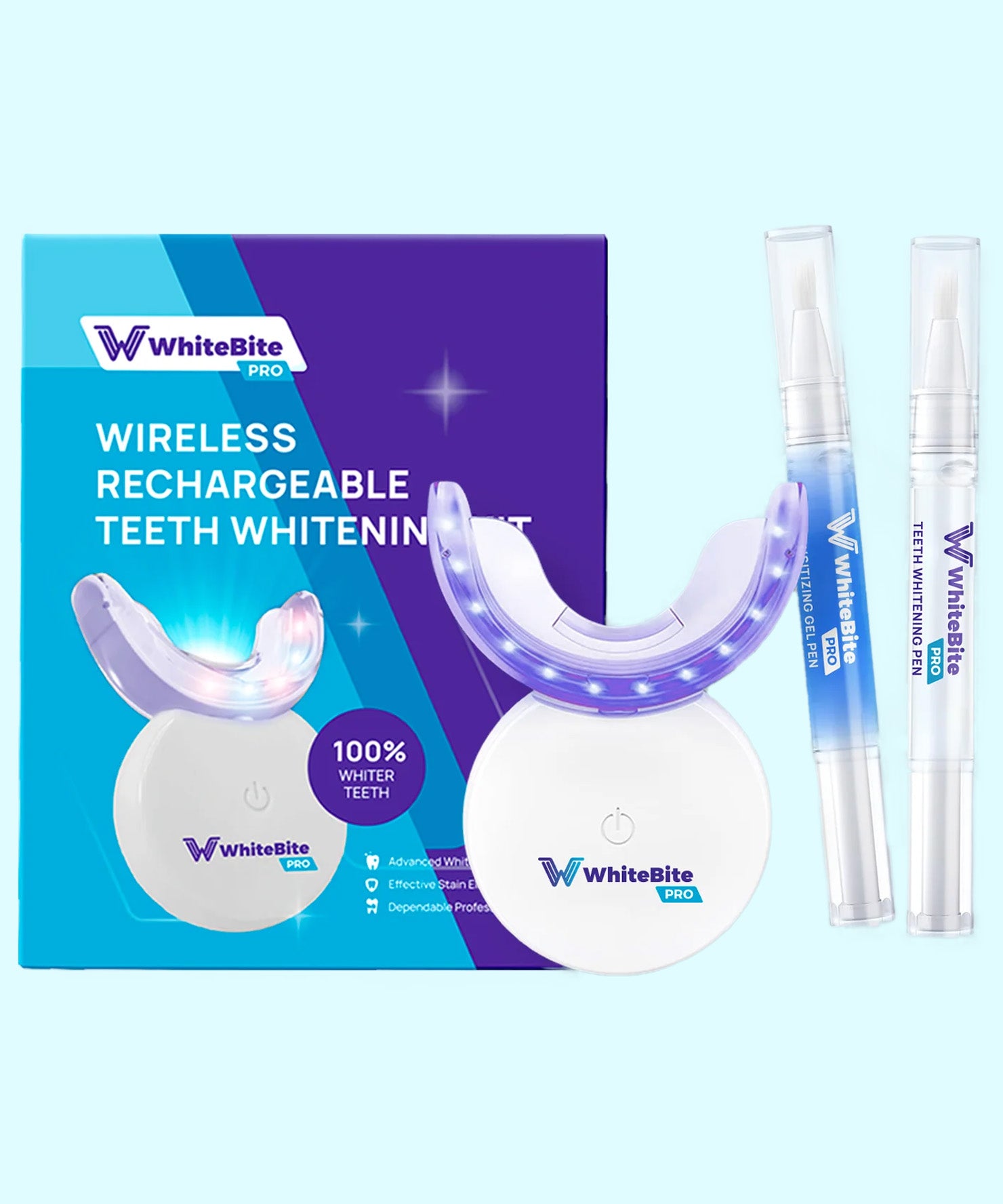 WhiteBite PRO | Advanced LED Teeth Whitening Kit: Fast, Safe & Dentist-Approved – WhiteBite LLC